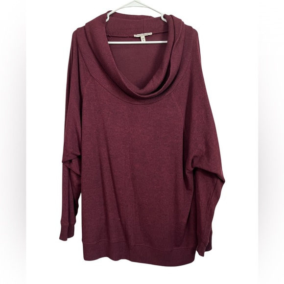 Express | Sweaters | Express One Eleven Red Cowl Neck Sweater Size ...